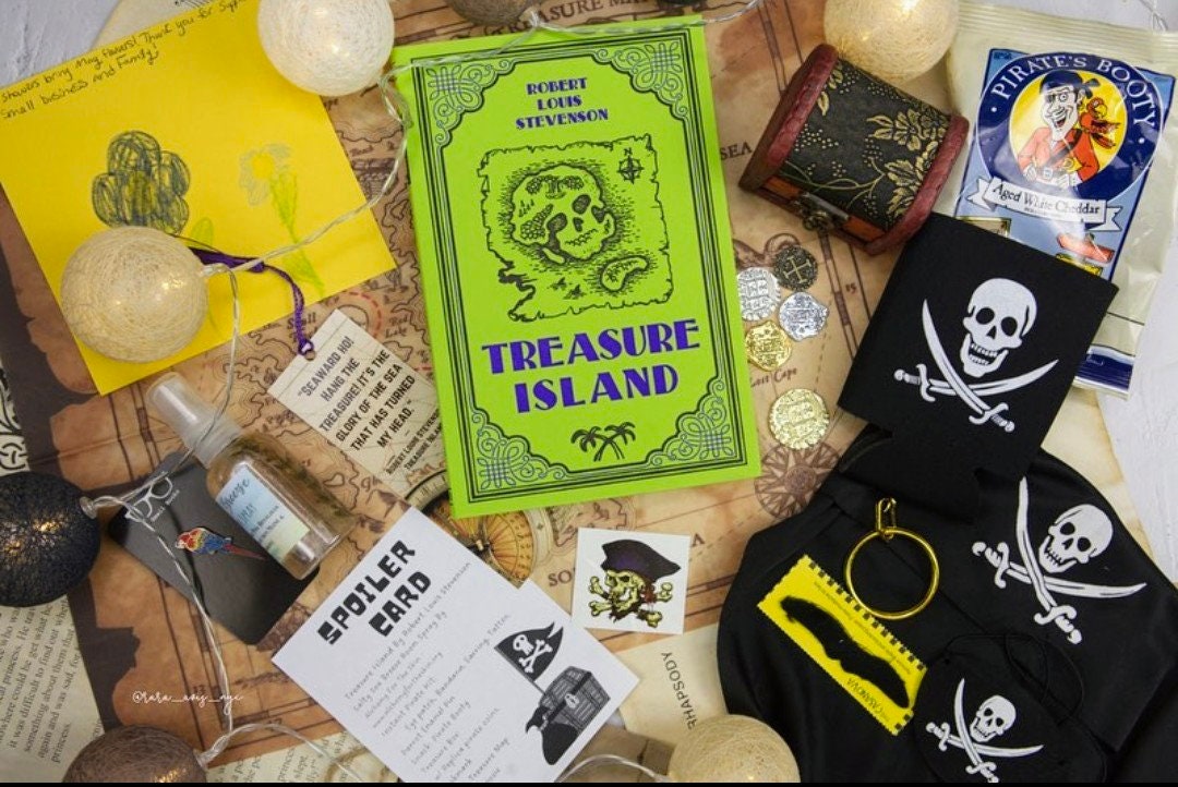Treasure Island Book Box - Etsy