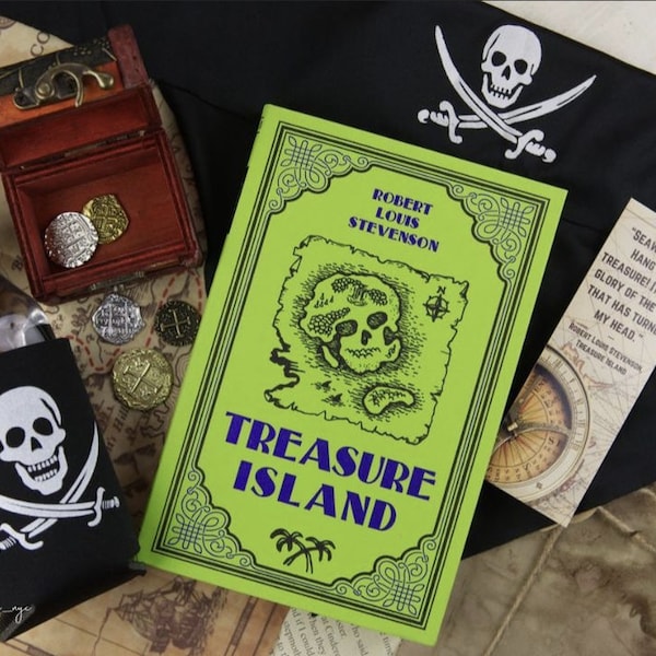 Book Treasure Island - Etsy