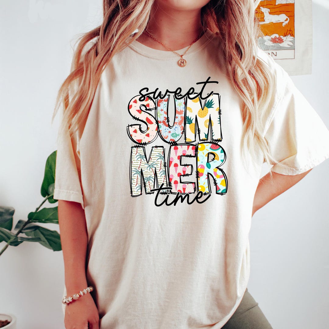 Sweet Summer Time Shirt, Leopard Print Shirt, Summer Shirt, Beach Tank ...
