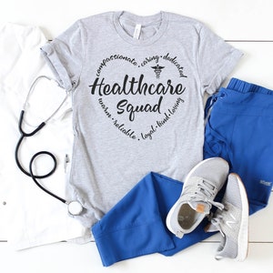 Healthcare Squad Shirts, Health Care Worker Shirt, Health Care Hero ...