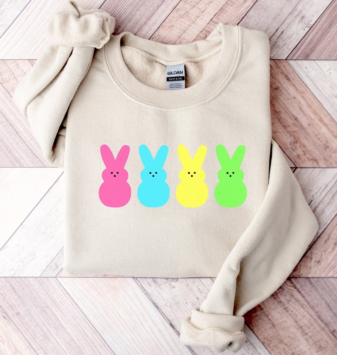 Easter Bunny Peeps Sweatshirt, Easter Shirt, Cute Easter Gift, Kids ...