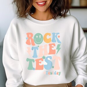Teacher Shirt Test Day, Rock the Test Shirt, Test Day Shirt, Test Squad ...