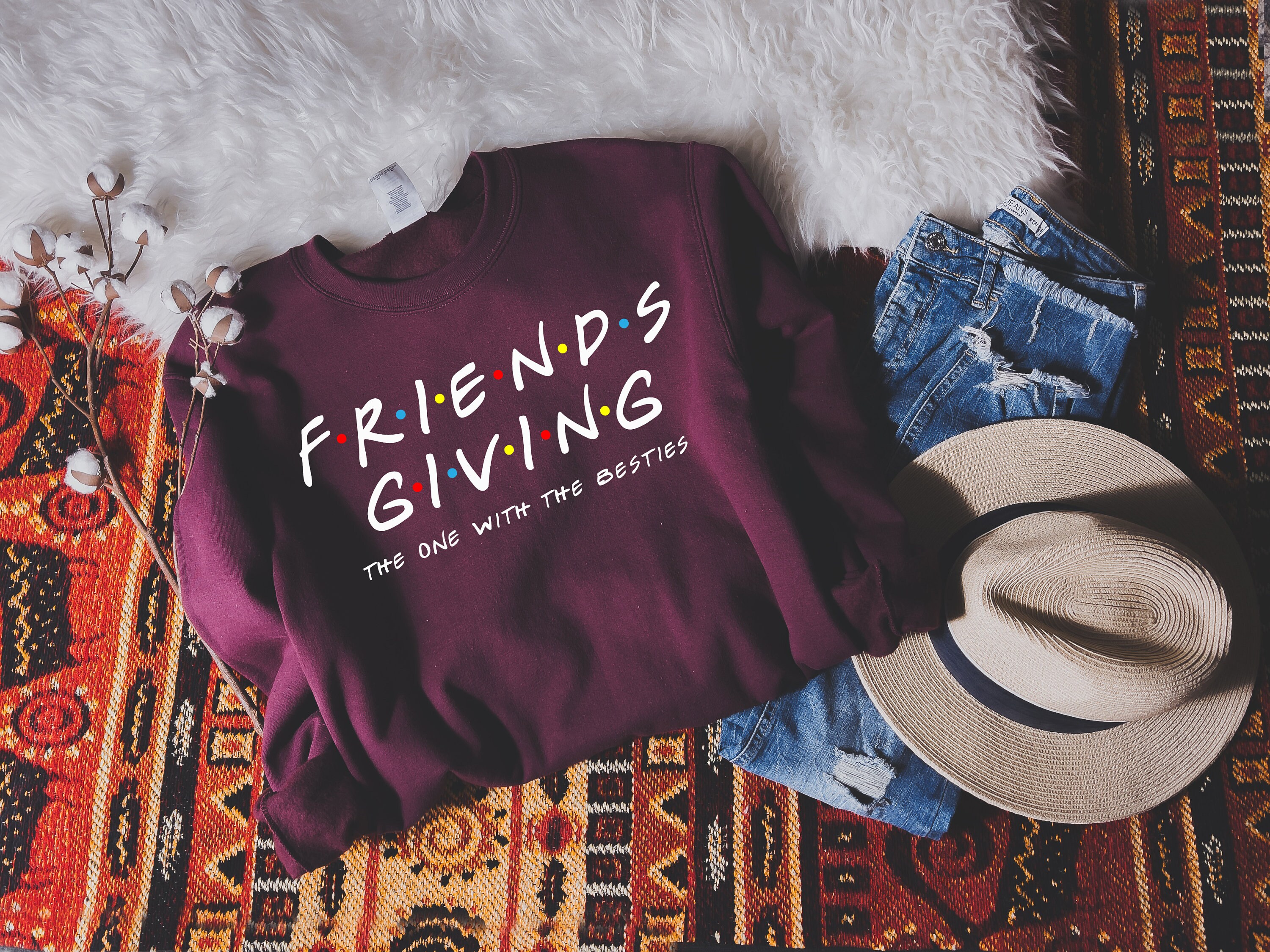 Happy Friends Giving Shirt Friendsgiving Shirts Friends - Etsy