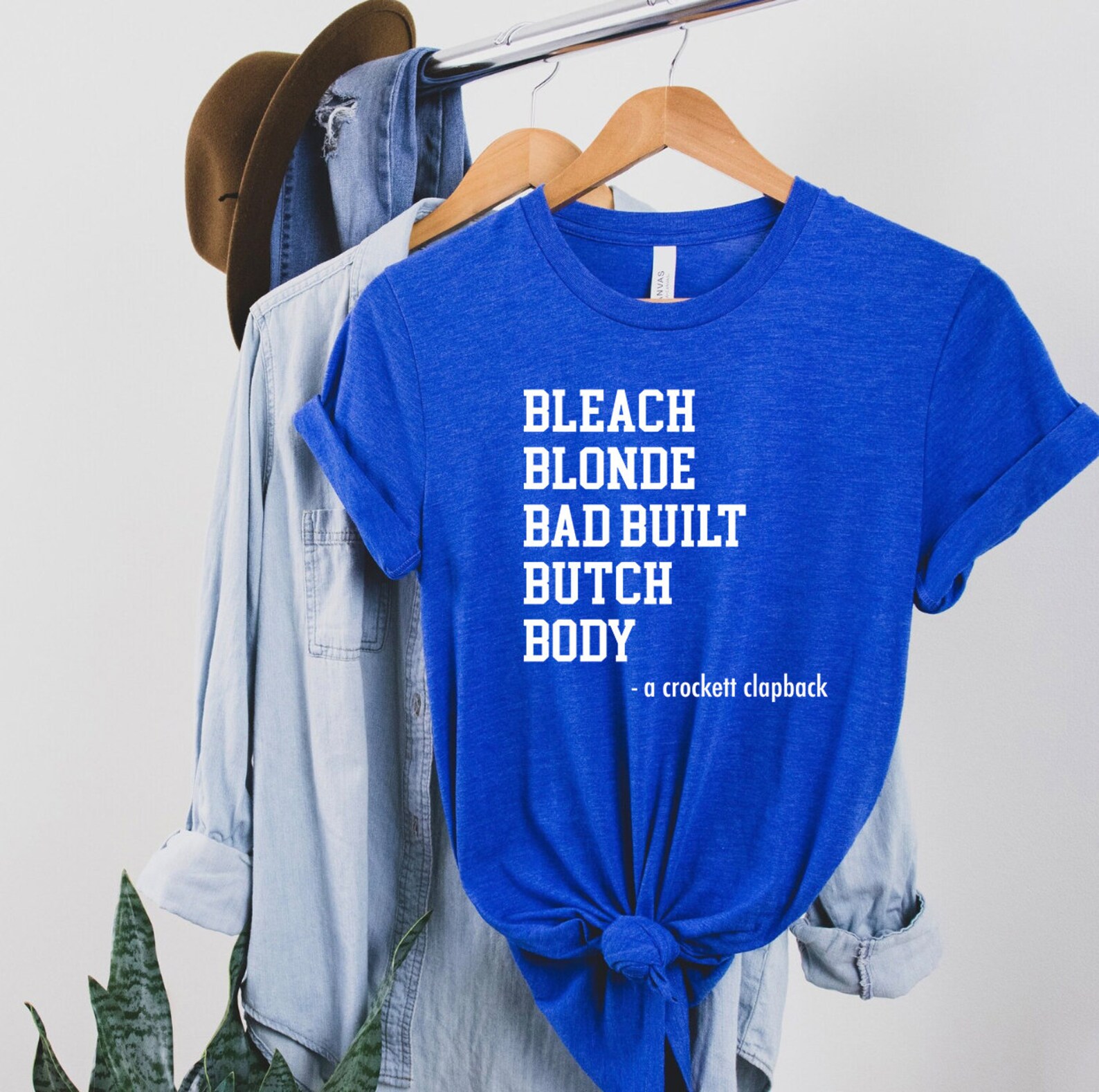 Bleach Blonde Bad Built Botched Body' Shirt, Sweatshirt Crockett ...