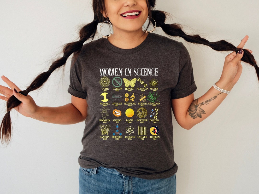 Retro Comfort Woman in Science Shirt, Science Shirt, Preppy Aesthetic ...