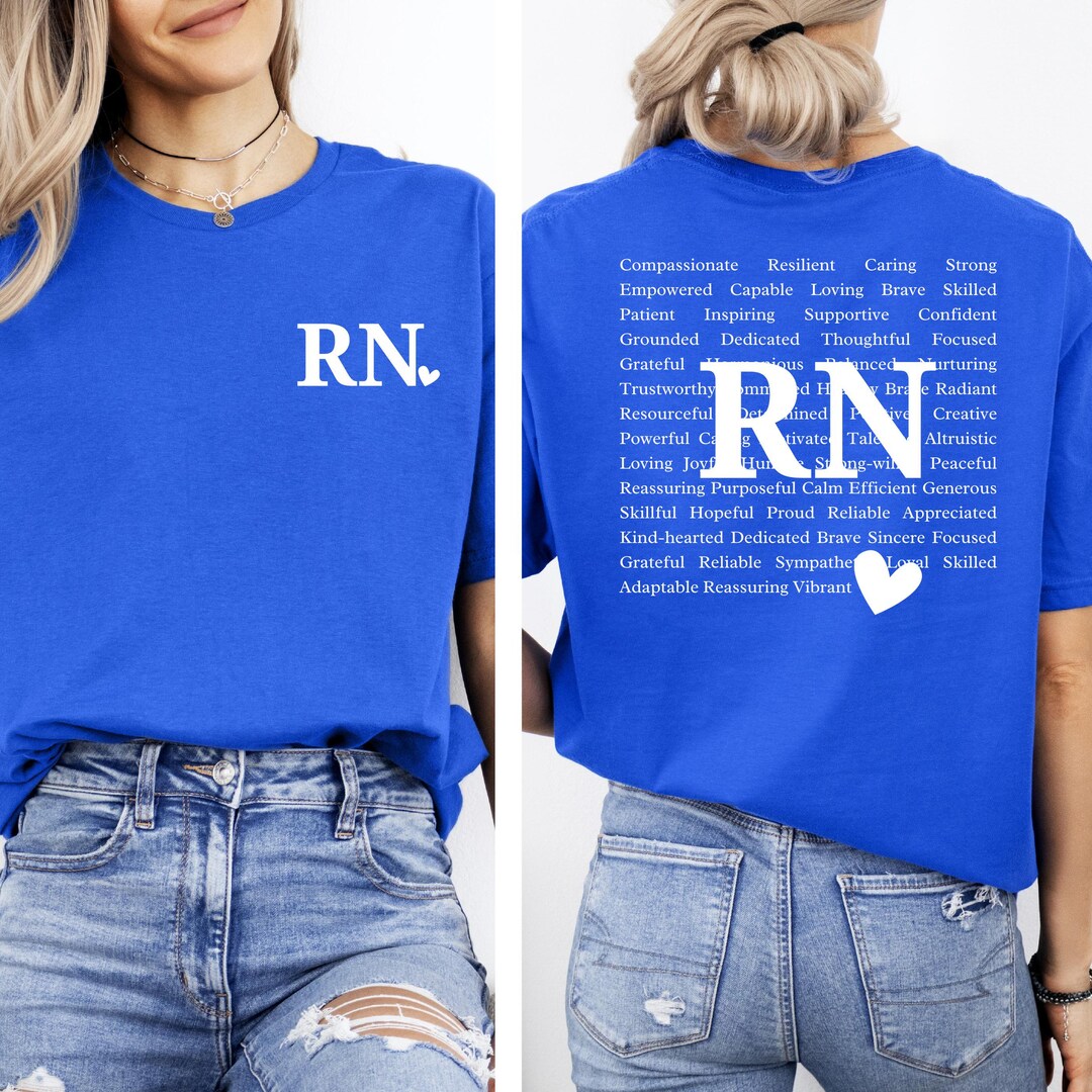 Registered Nurse Shirt, RN Tee, Nurse Tee, RN Shirt, Nurse Week Shirt ...