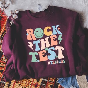 Teacher Shirt Test Day, Rock the Test Shirt, Test Day Shirt, Test Squad ...