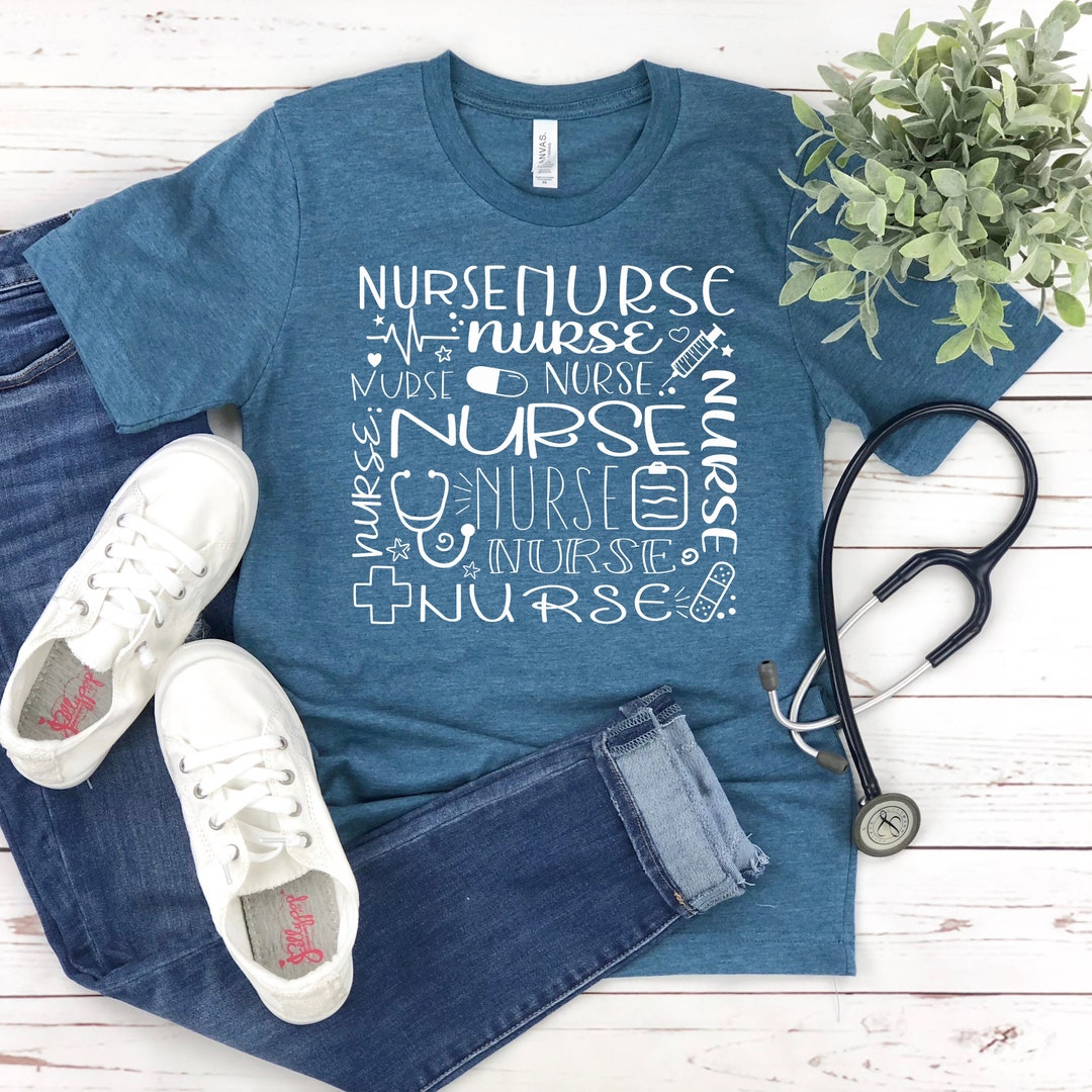 Nurse Shirt, Shirt for Nurse, Nurse Gift, Nurse T-shirt, Women's Shirt ...