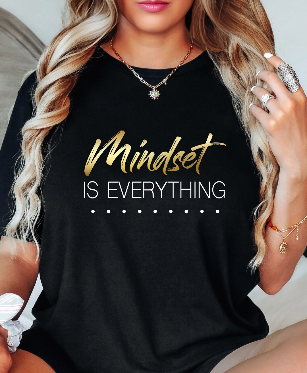 Mindset is Everything Shirt, Motivational T-shirt, Women's Positivity ...