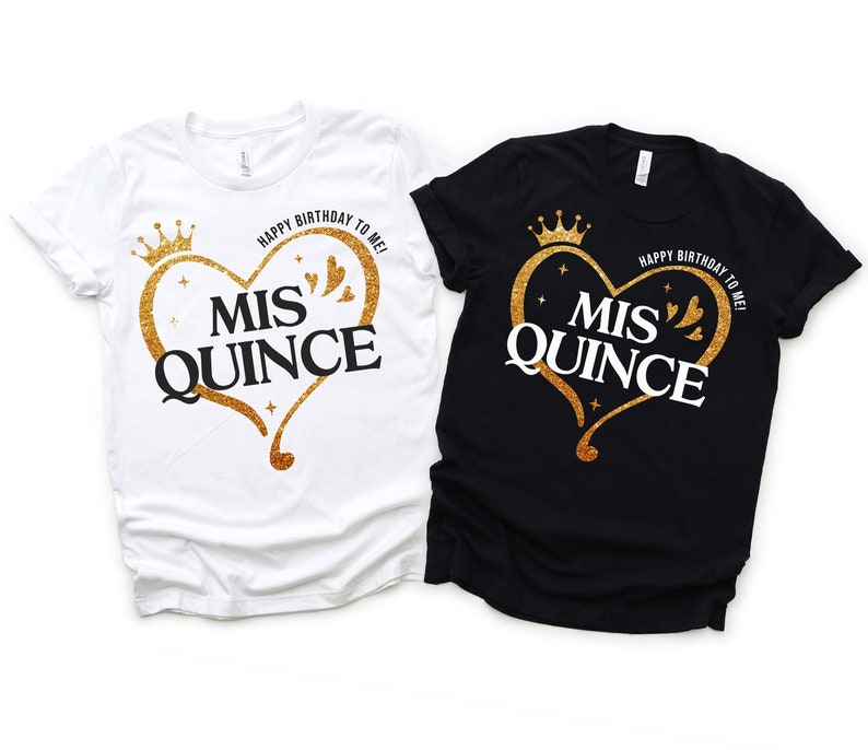 Mis Quince Shirts Quinceanera Shirts Quince Squad T-shirt - Etsy