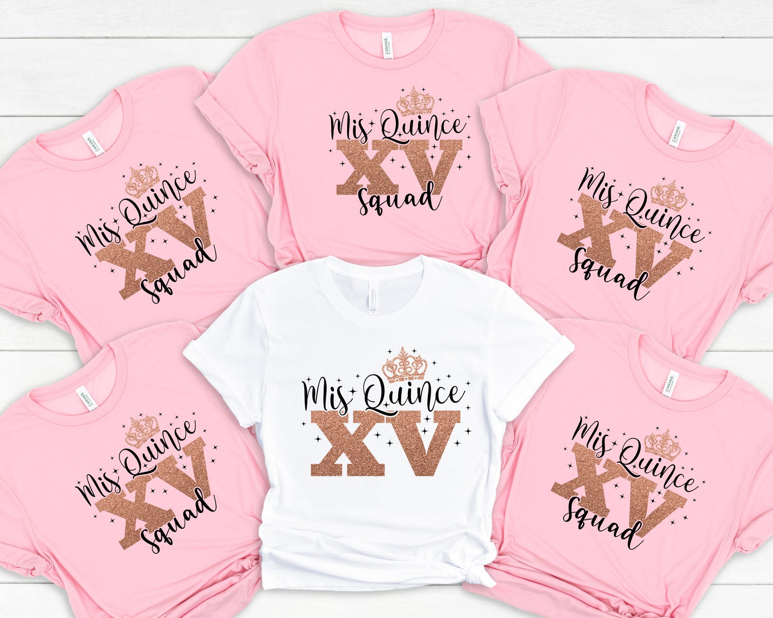 Mis Quince Squad Shirt, Quinceanera Gift Shirt, 15th Birthday Shirt ...
