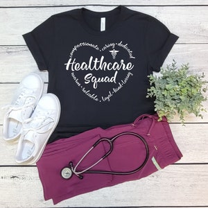 Healthcare Squad Shirts, Health Care Worker Shirt, Health Care Hero ...