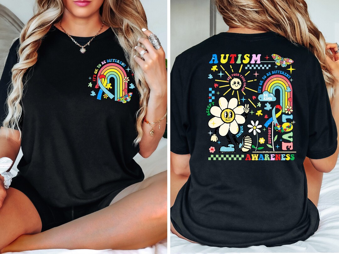 Autism Awareness Shirt, in April We Wear Blue, Occupational Therapy Tee ...