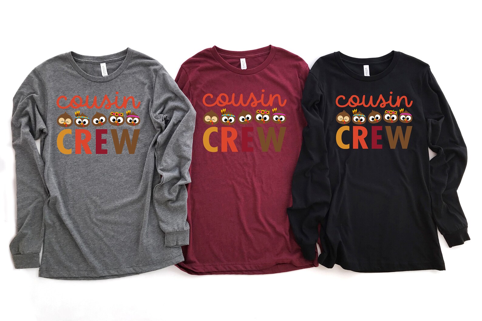 Cousin Crew Turkey Shirts Cousin Crew Thanksgiving Shirts - Etsy