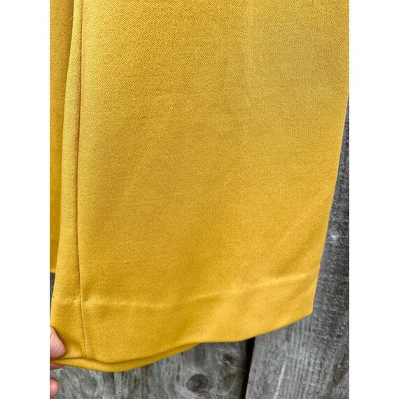 VINTAGE IGLWU 60s mustard yellow high rise flared pan… - Gem