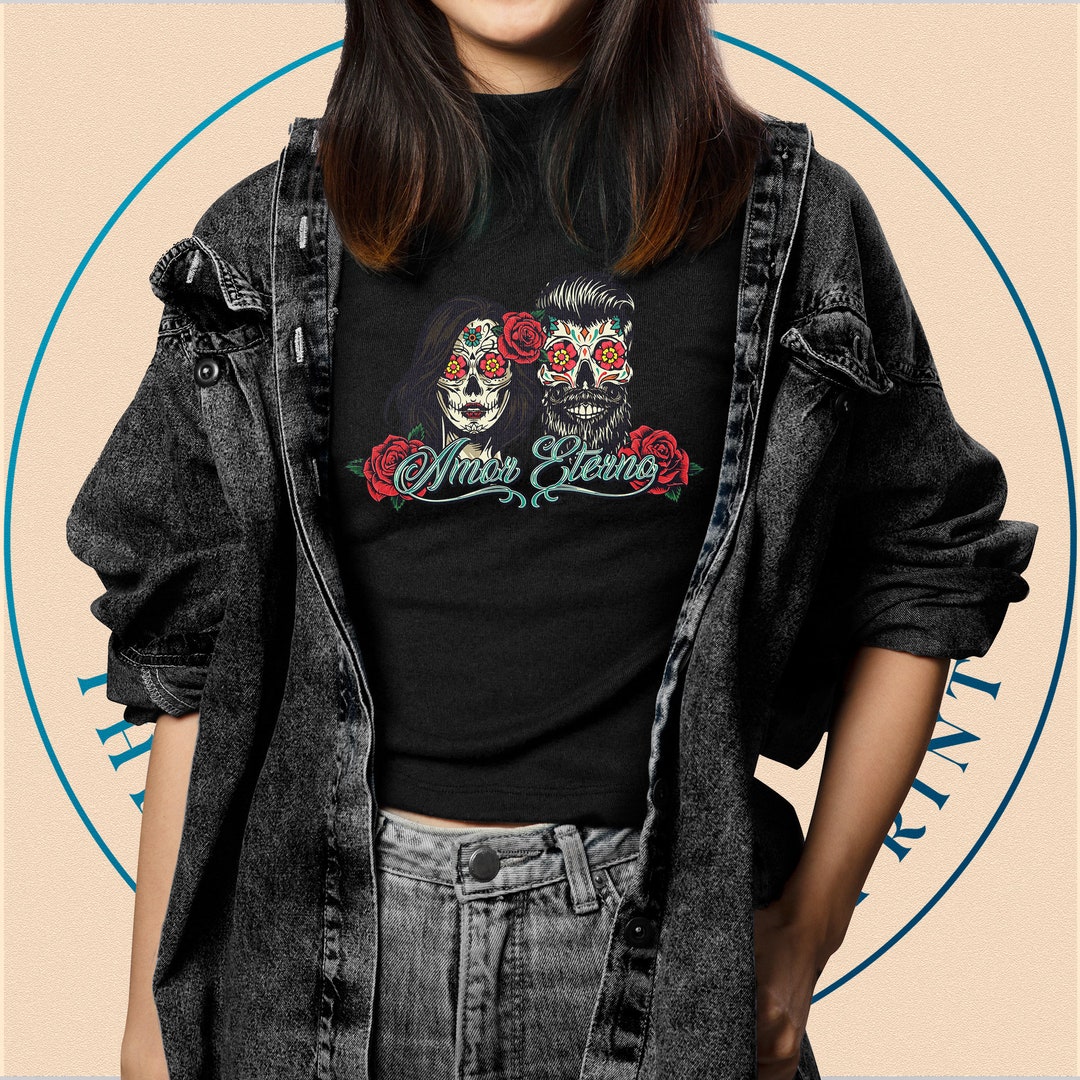 Amor Eterno Graphic Tee | Dia De Los Muertos | Day of the Dead Merch ...