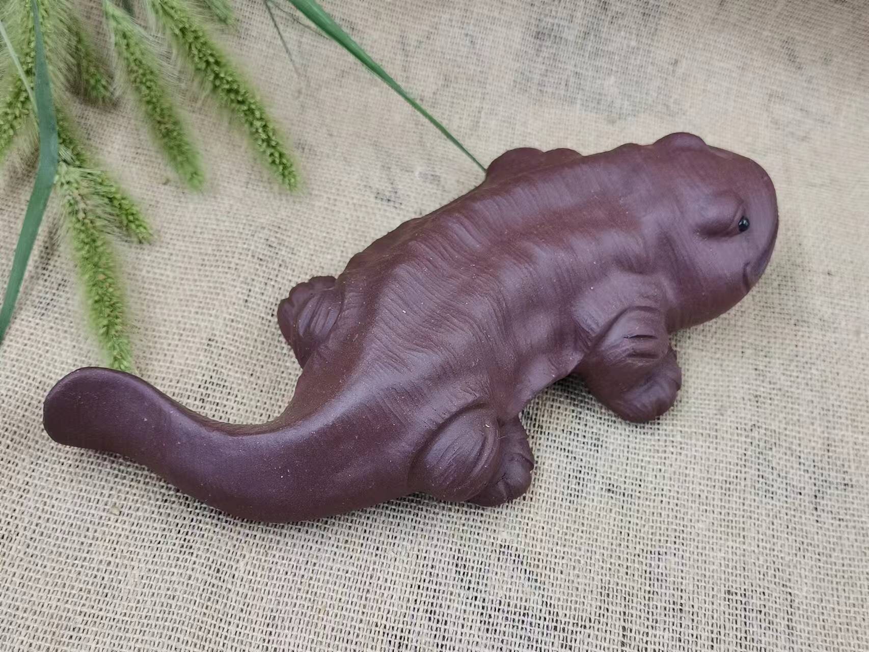 Funny Ceramics Giant Salamander Statue Ceramic Clay Pottery - Etsy