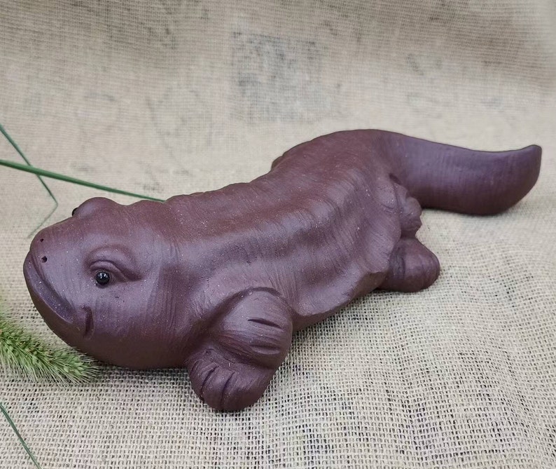 Funny Ceramics Giant Salamander Statue Ceramic Clay Pottery - Etsy