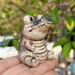 Crocodile Baby Figurine Statue Clay Pottery Crocodile Figurines Ceramic ...
