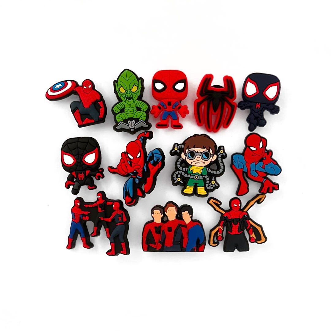 Spiderman Superhero Villian Clog Charms - Octopus Goblin Shoe Charms ...