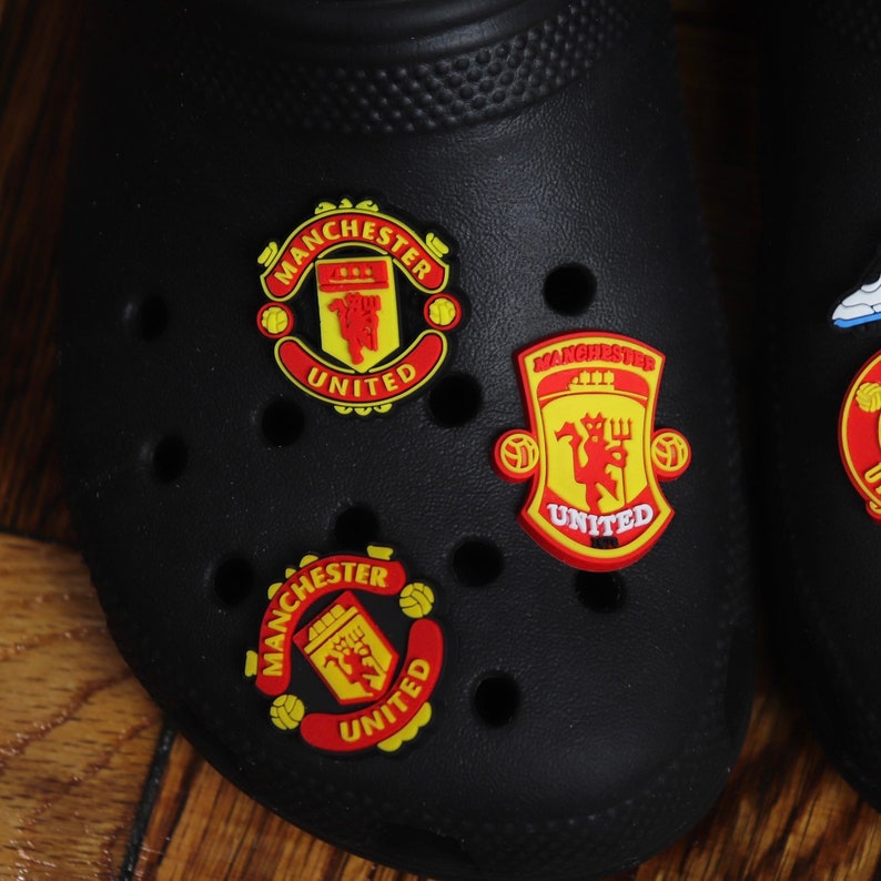 Manchester United Crocs Charms Soccer Team Shoe Charms - Etsy Australia