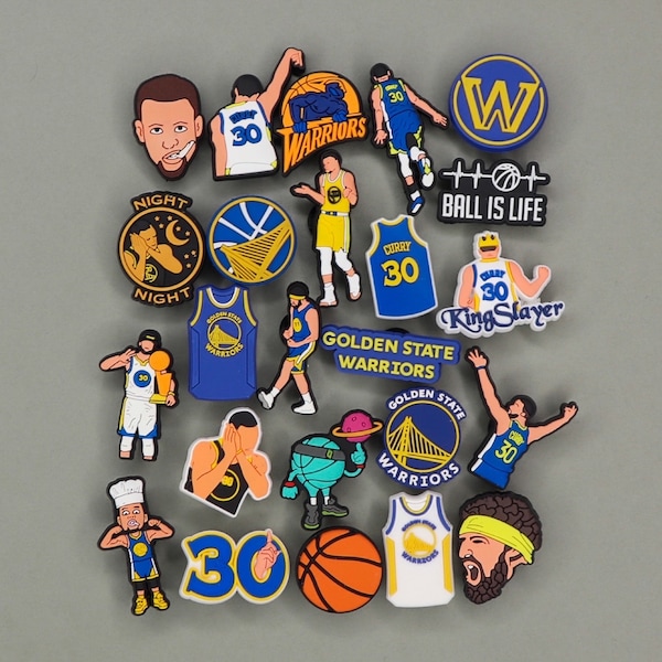 Golden State Warriors Charms for Crocs - Etsy