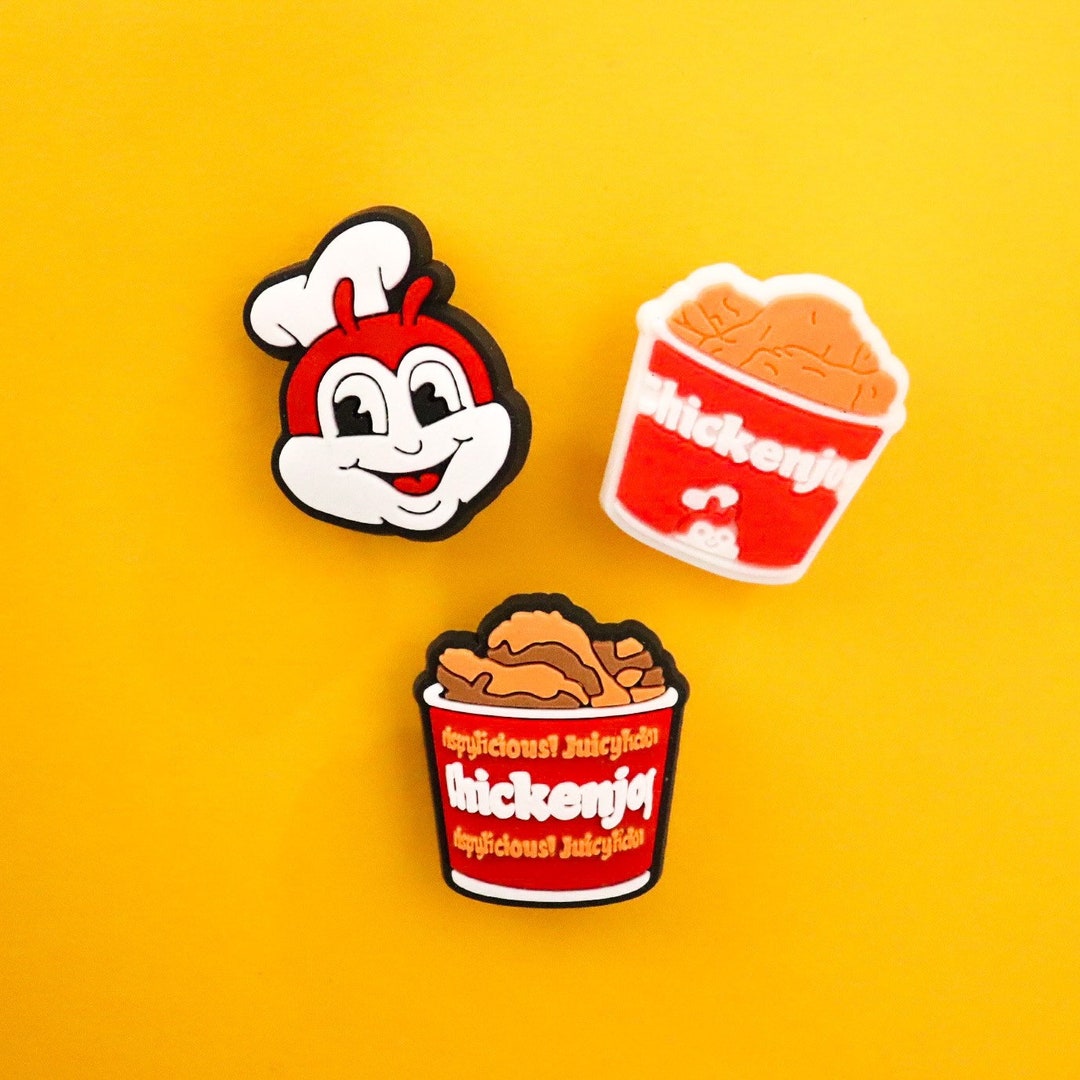 Jollibee Fried Chicken Shoe Charm Fast Food Filipino Crocs - Etsy