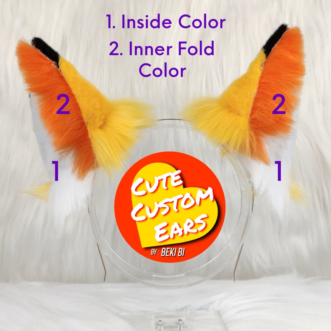 Cute Custom Canine INU KITSUNE Fox Animal Headband Ears Cosplay - Etsy