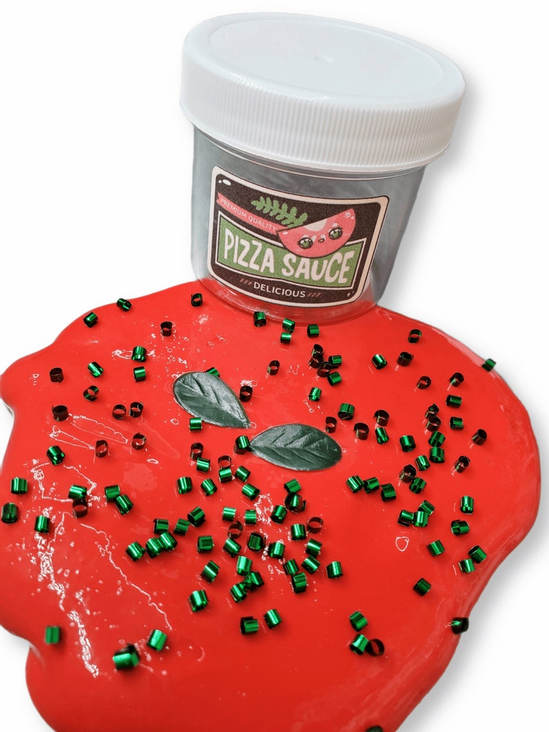 Supreme Pizza Handmade Scented Slime Kit DIY, Sensory Fidget Toy - Etsy