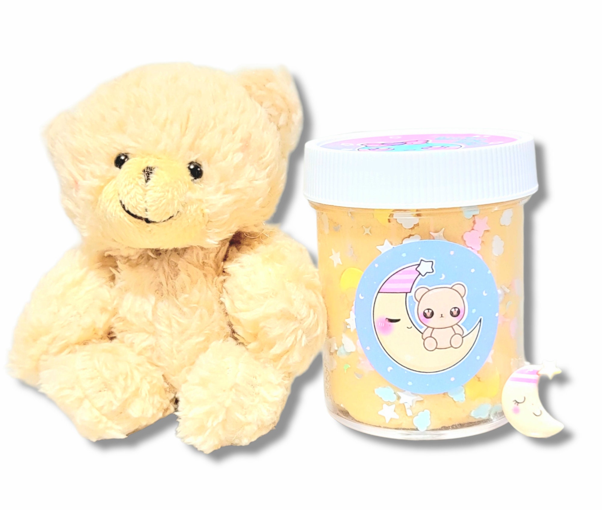 Beary Sleepy Handmade Scented Cloud Slime Hoshimi Slimes - Etsy