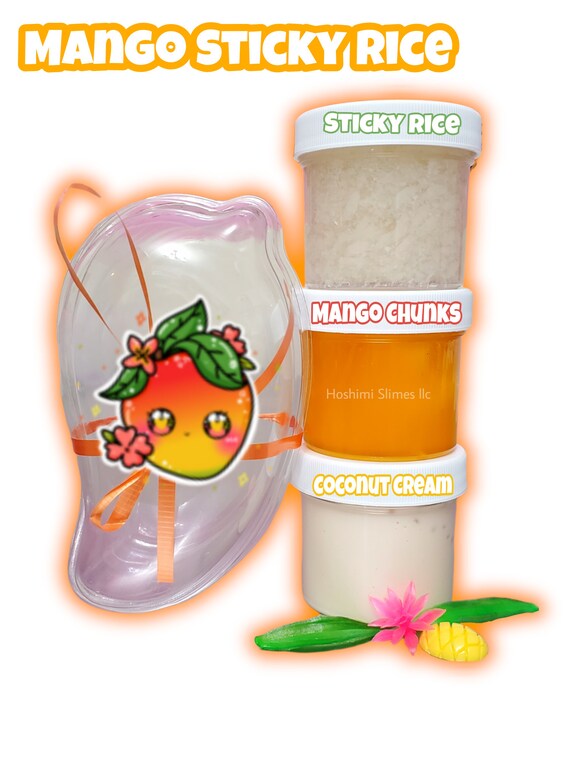 Mango Sticky Rice DIY Handmade Slime Kit - Etsy