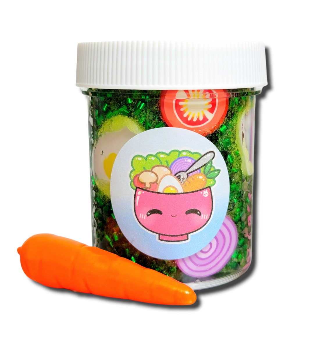 Tossed Salad Handmade Bingsu Slime - Etsy