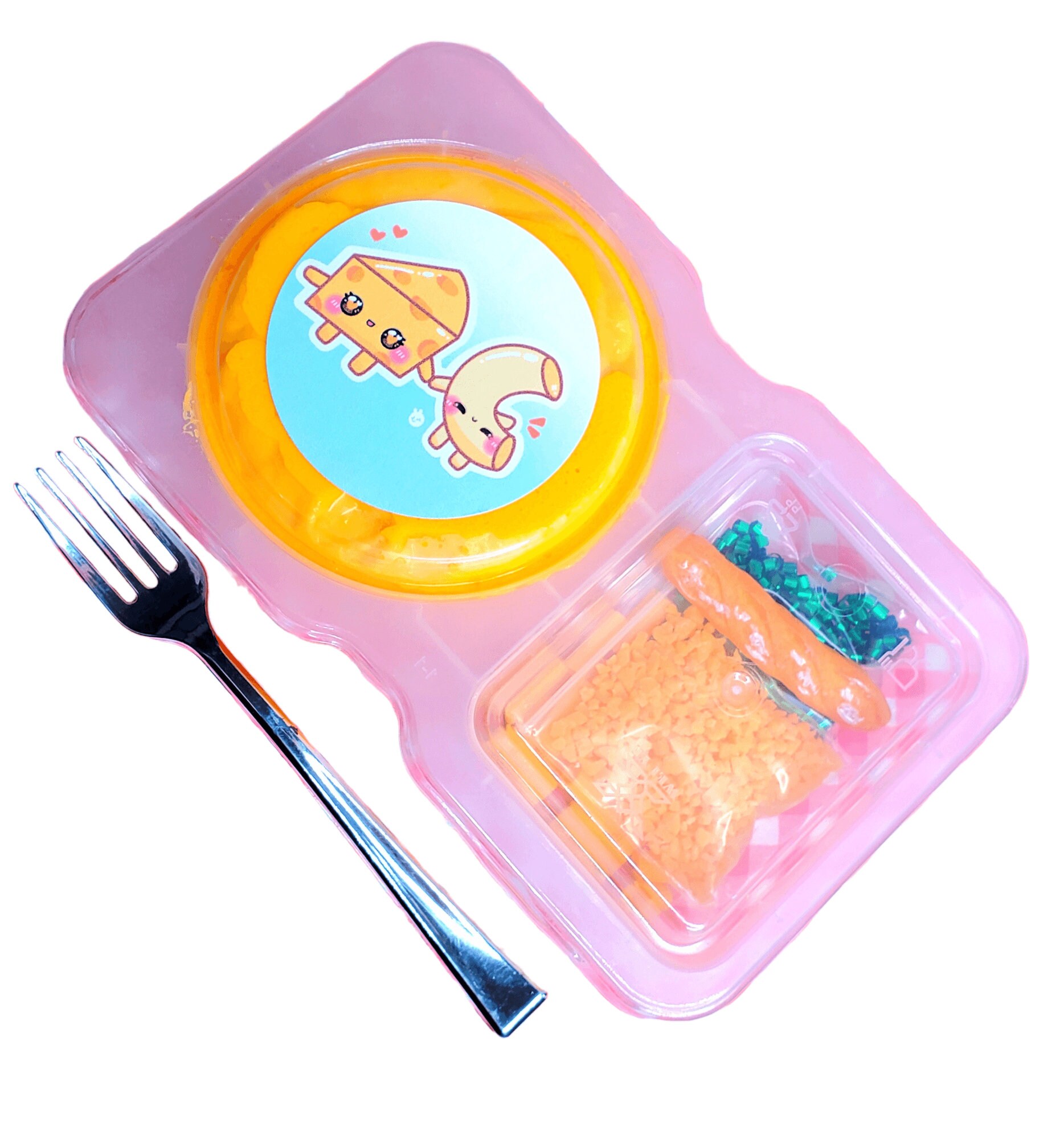 Loaded Mac N Cheese DIY Slime Kit, Buttercream Scented Sensory Fidget ...