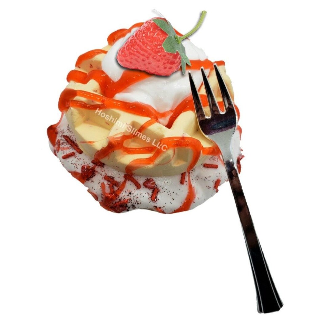 Strawberry Shortcake Waffles DIY Slime Kit - Etsy