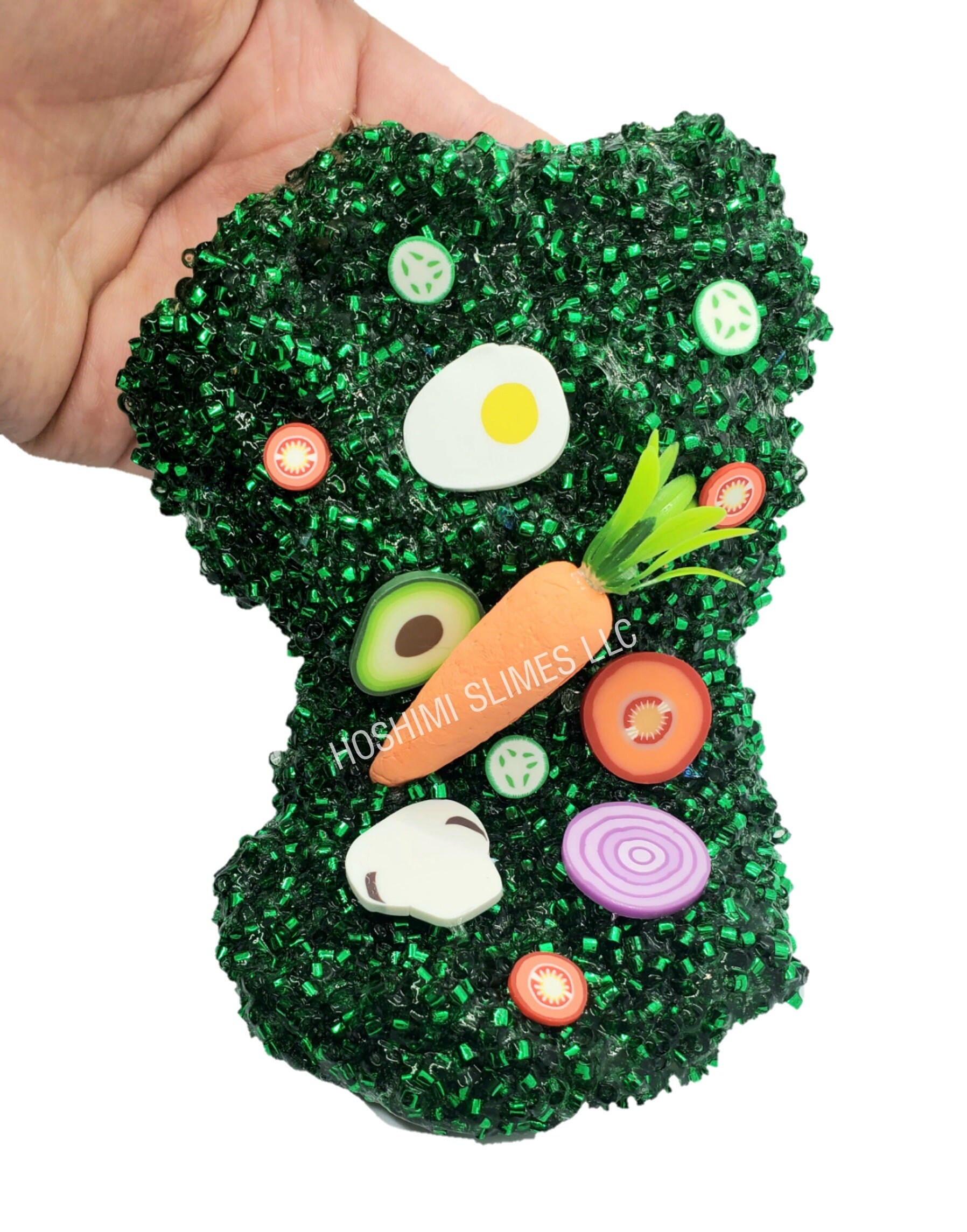 Tossed Salad Handmade Bingsu Slime - Etsy