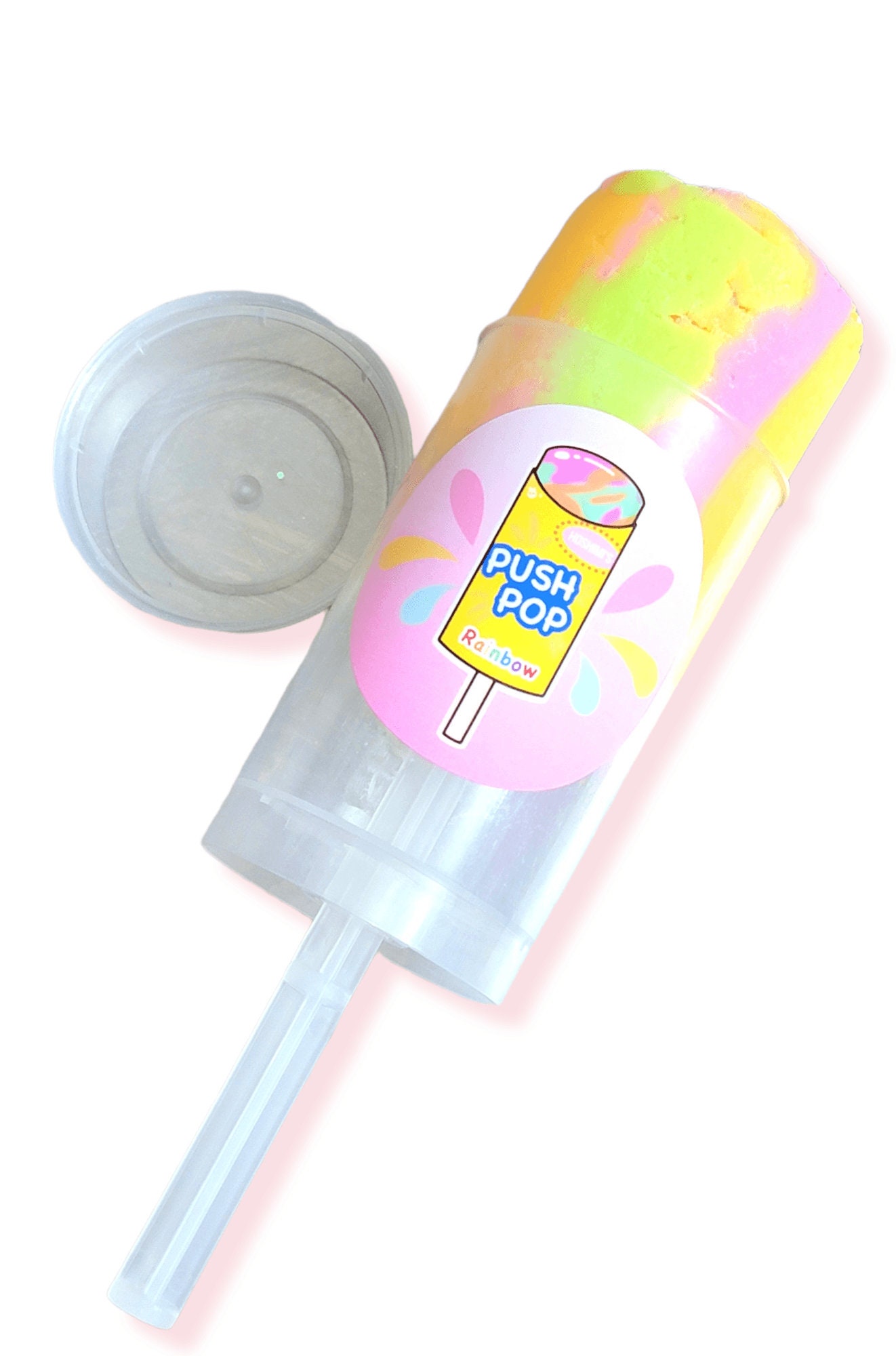 Rainbow Sherbet Push Pop Handmade Cloud Slime - Etsy