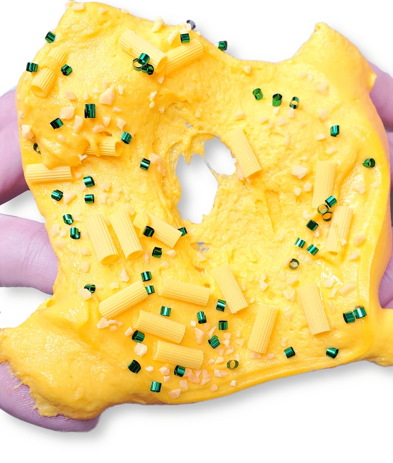Loaded Mac N Cheese DIY Slime Kit, Buttercream Scented Sensory Fidget ...