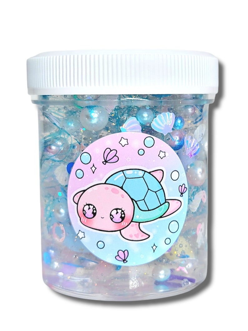 Save the Turtles Handmade Clear Slime - Etsy