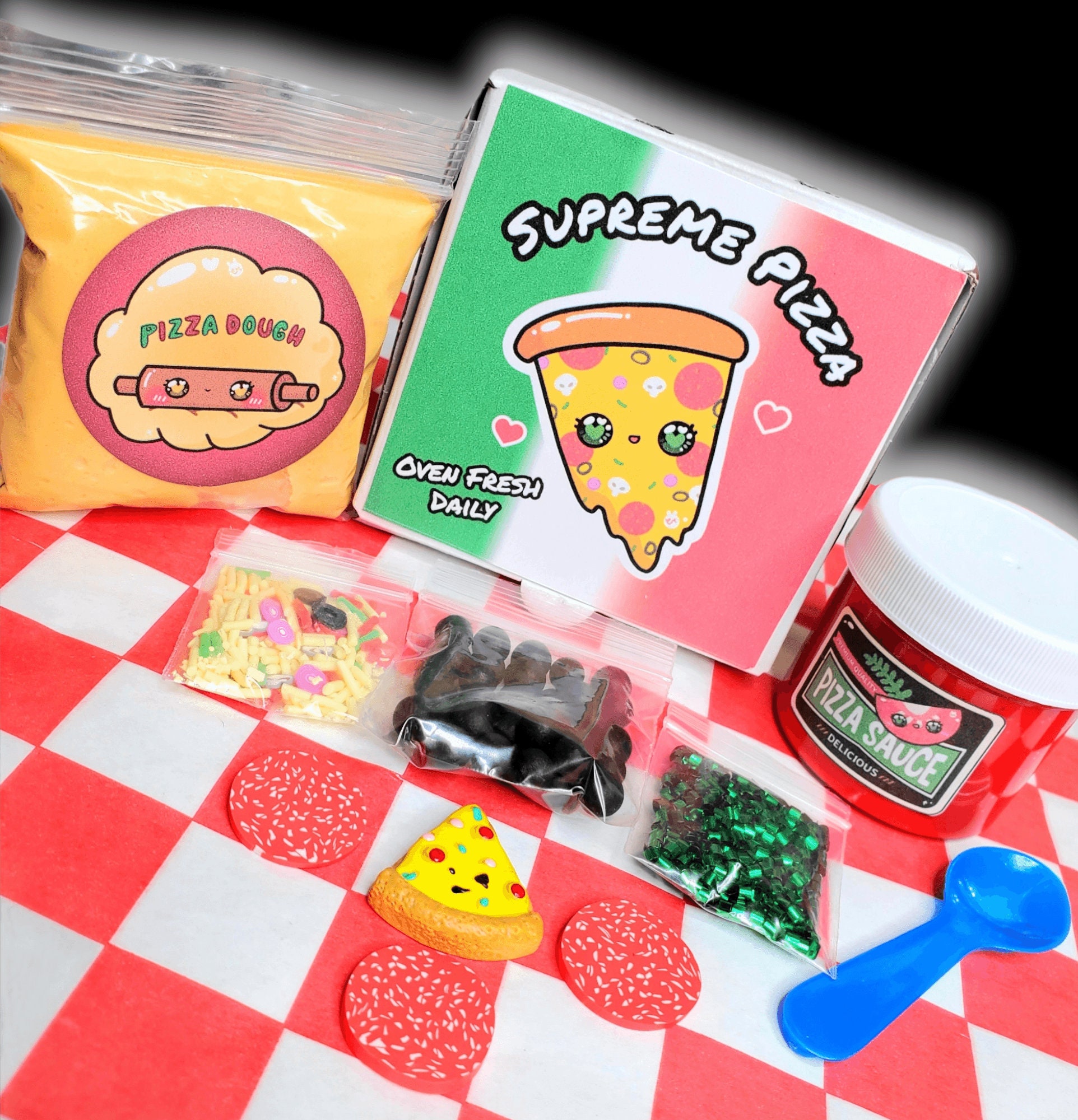 Supreme Pizza DIY Slime Kit - Etsy