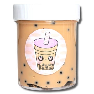 Milk Boba Tea Handmade Thick Slime - Etsy