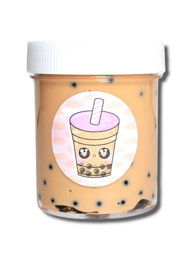 Milk Boba Tea Handmade Thick Slime - Etsy