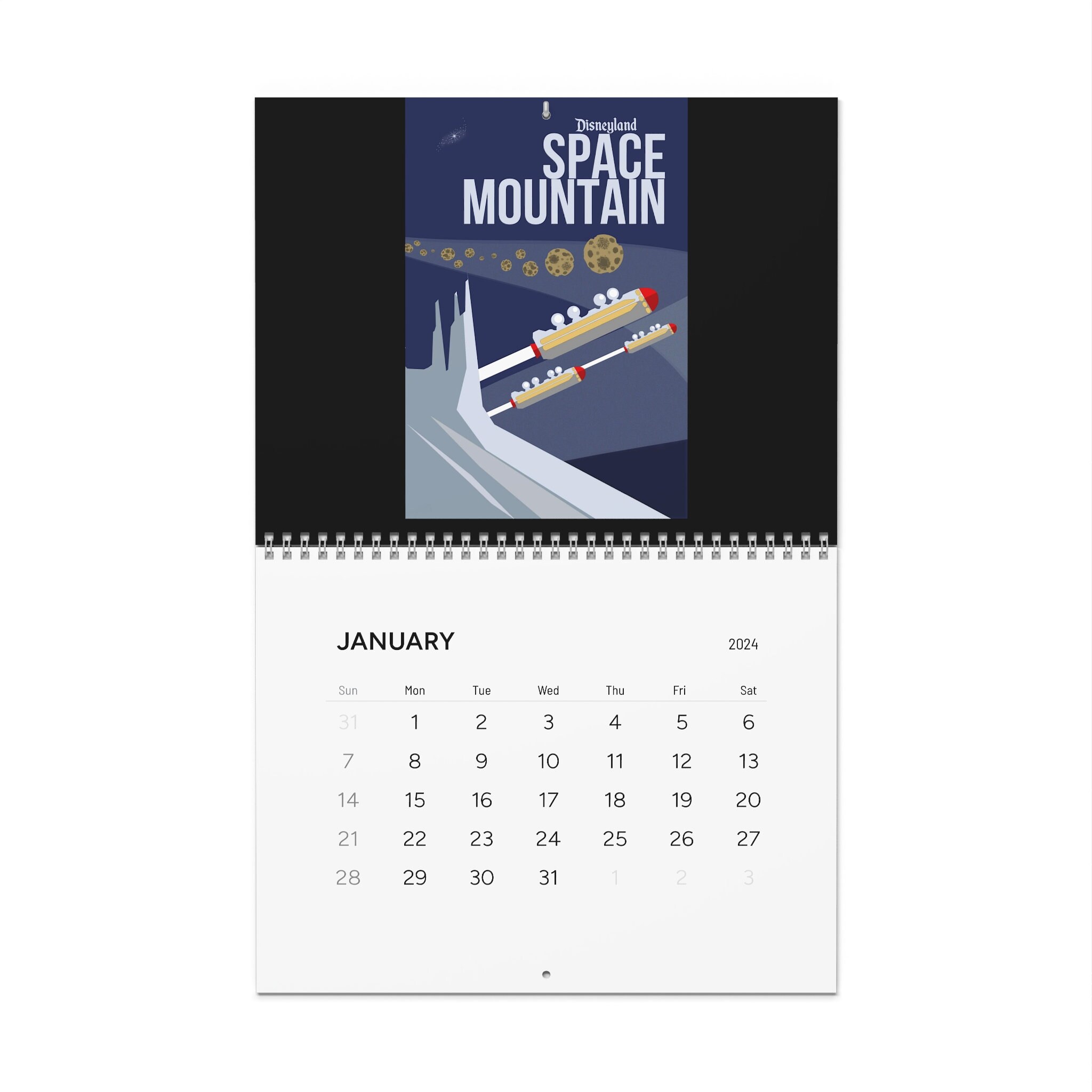 My Favorite Theme Park Ride Posters Disney Parks Wall Calendar - Etsy