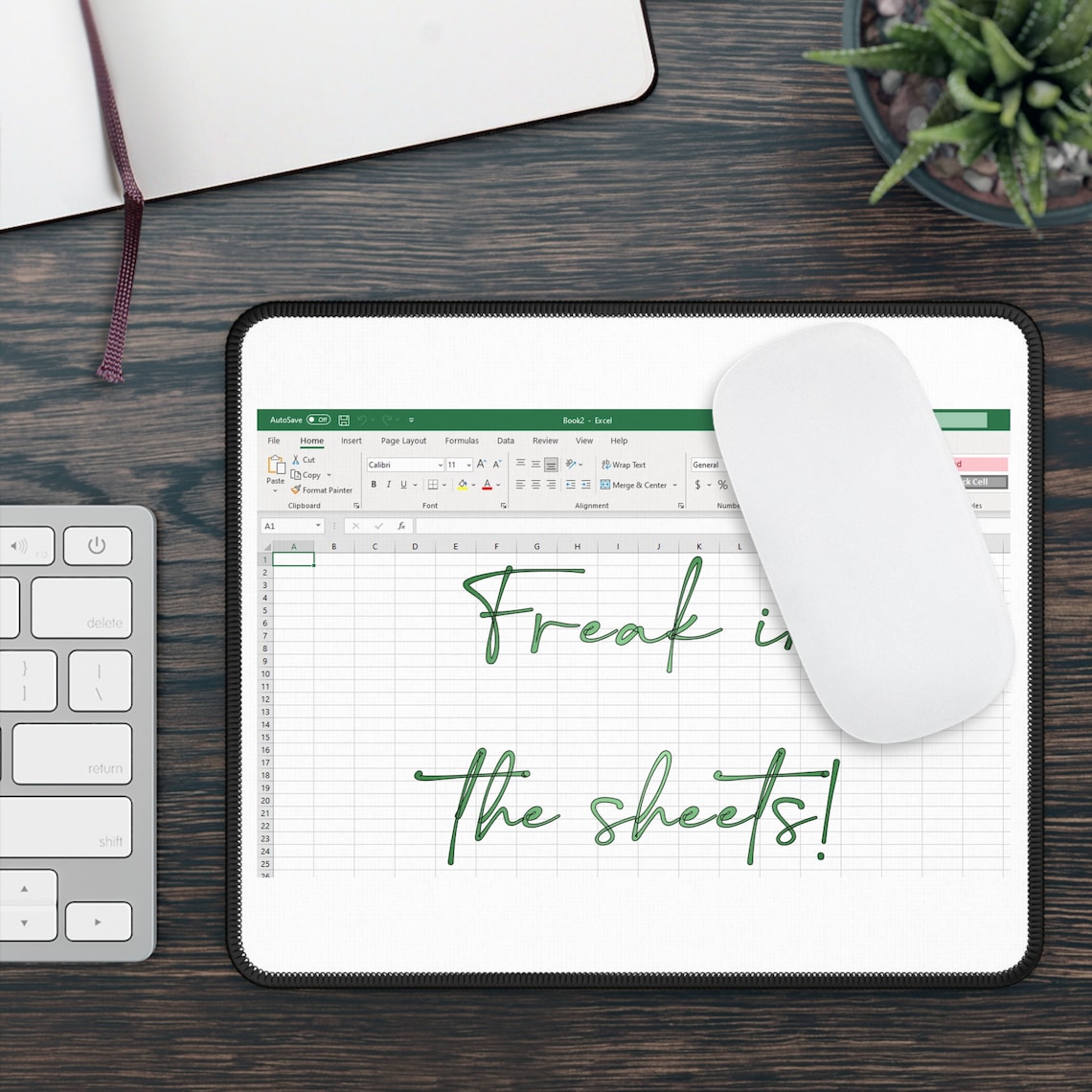 Excel Mouse Pad: Spreadsheet Wizard Accountant Gift Freak in the Sheets ...