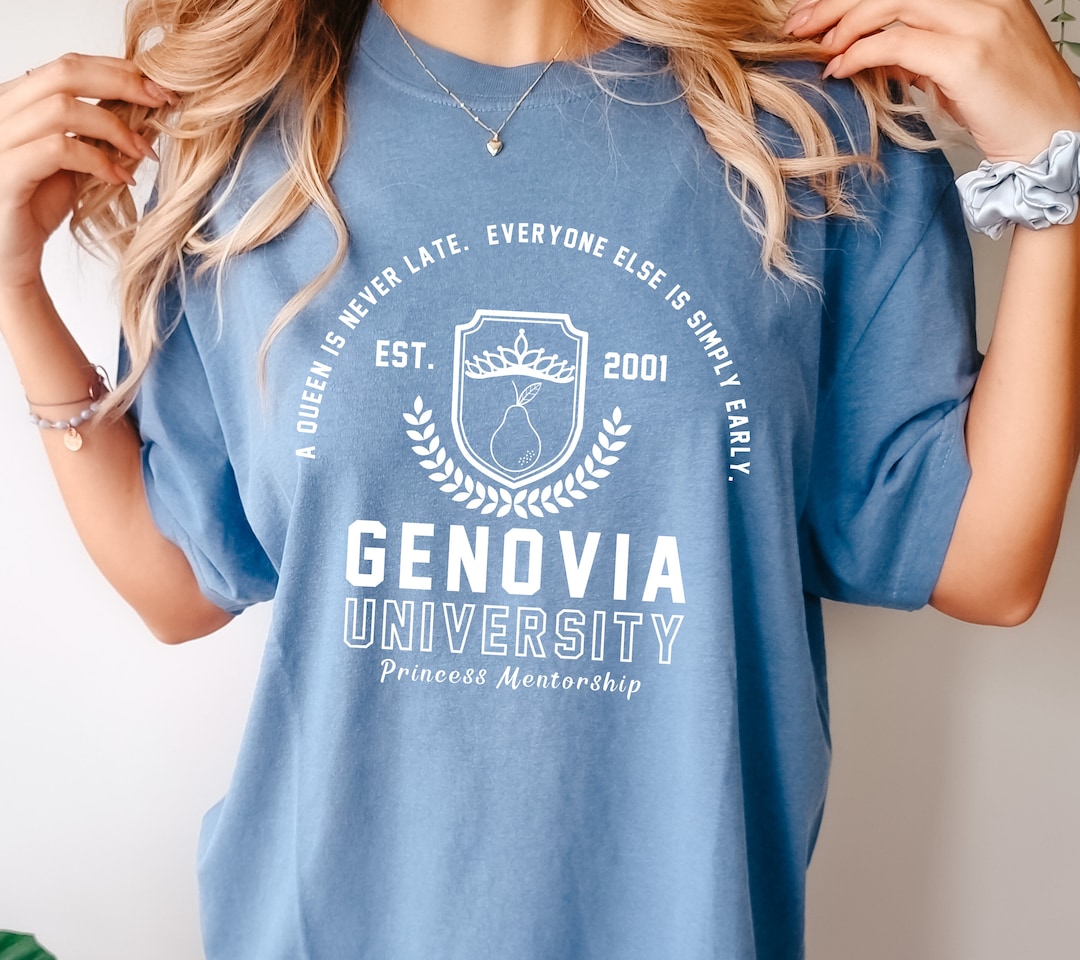 Genovia University Shirt, Princess Diaries, Genovia Shirt, Genovia ...