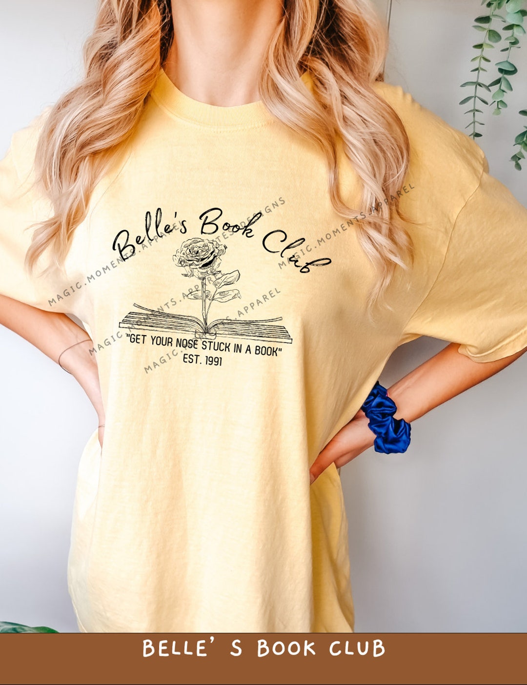 Belle's Book Shop Shirt, Beauty and the Beast , Belle Disney Princess ...