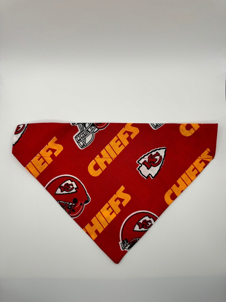 Kansas City Chiefs Over the Collar Dog Bandanna & Bow Tie - Etsy