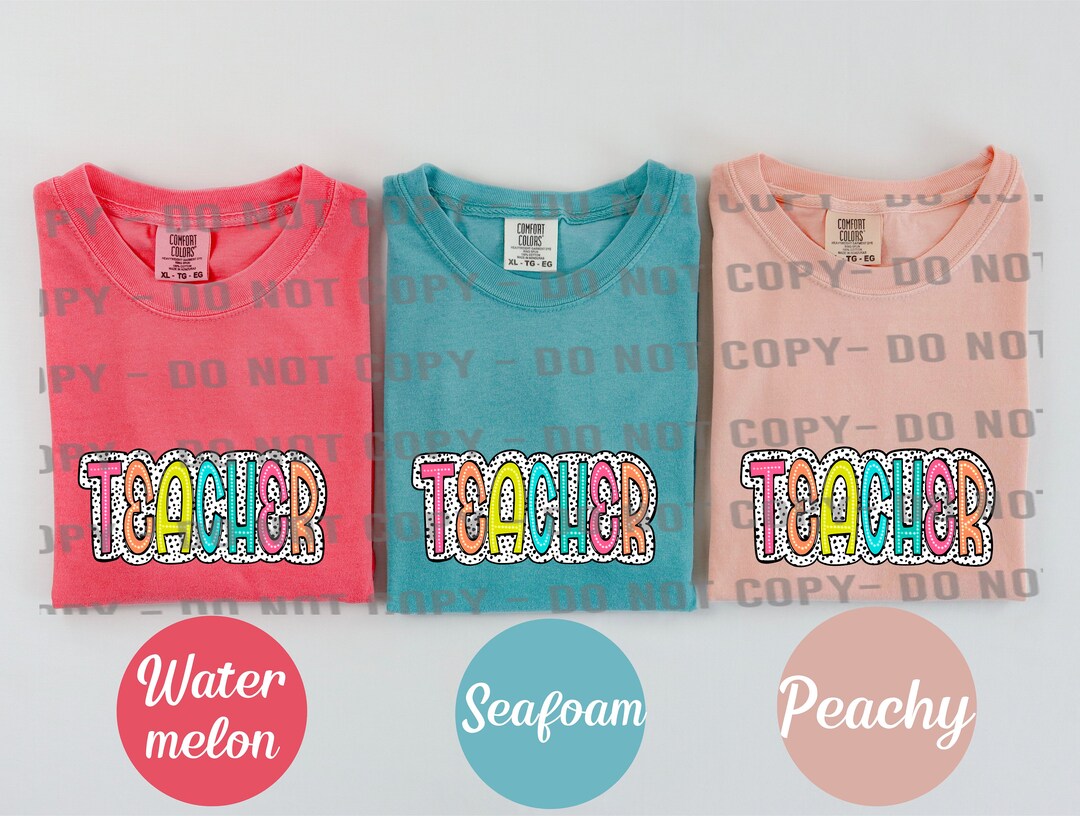 Teacher Dalmatian Polka Dot T-shirt - Etsy