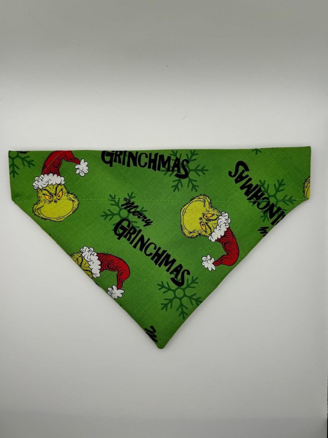 Merry Grinchmas Over the Collar Dog Bandanna - Etsy