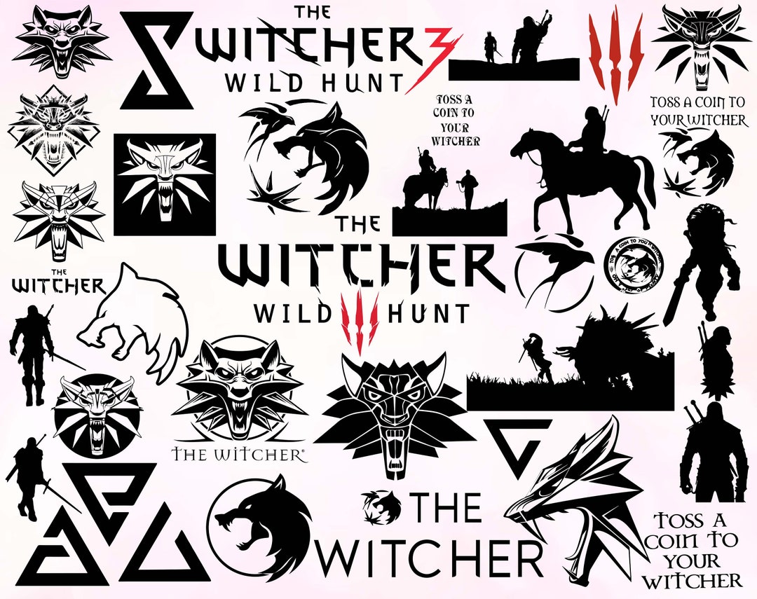 The Witcher Svg,png,dxf,the Witcher Bundle Svg,png,dxf,cricut Cut File ...