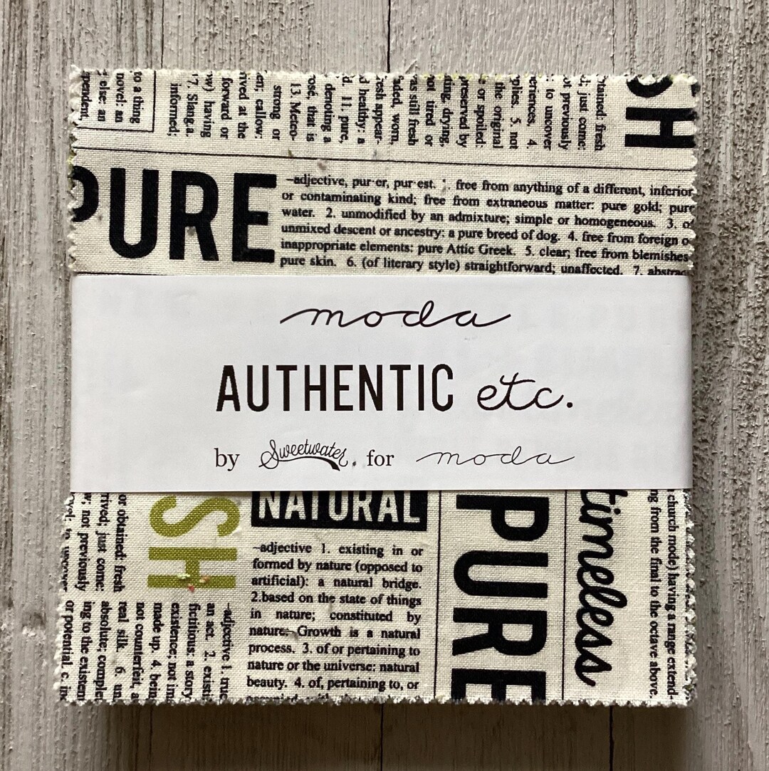 OOP Charm Pack of Sweetwater’s Authentic Etc Designed for Moda! - Etsy